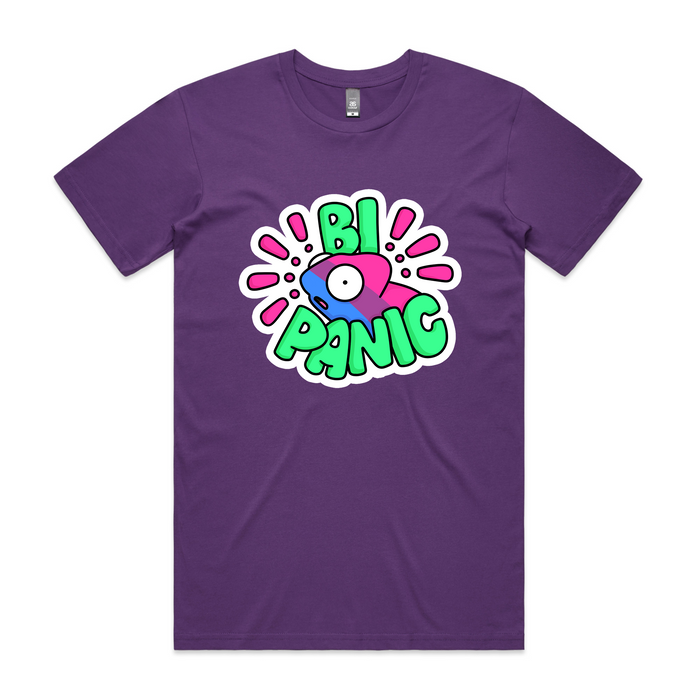 Bi Panic Tee Ethically Made T-Shirts, Hoodies, Jumpers & More!