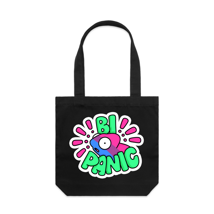 Bi Panic Tote Ethically Made T-Shirts, Hoodies, Jumpers & More!