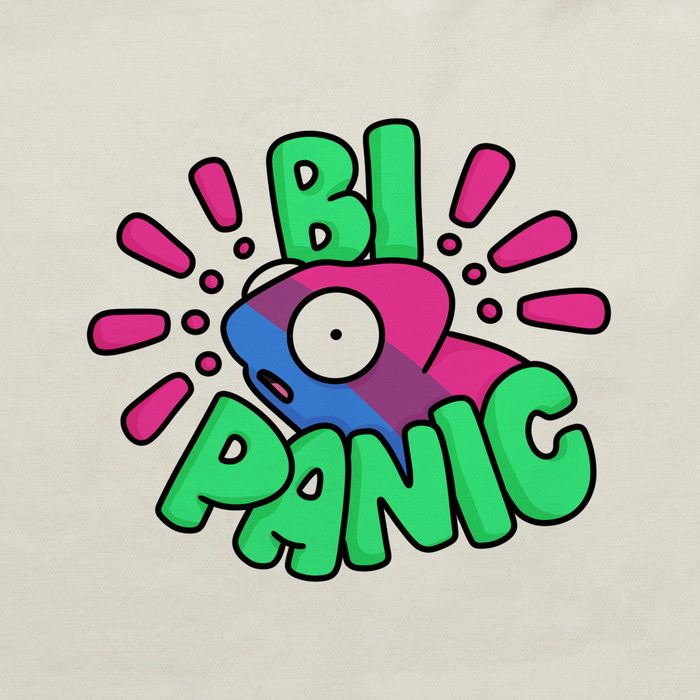 Bi Panic Tote Ethically Made T-Shirts, Hoodies, Jumpers & More!