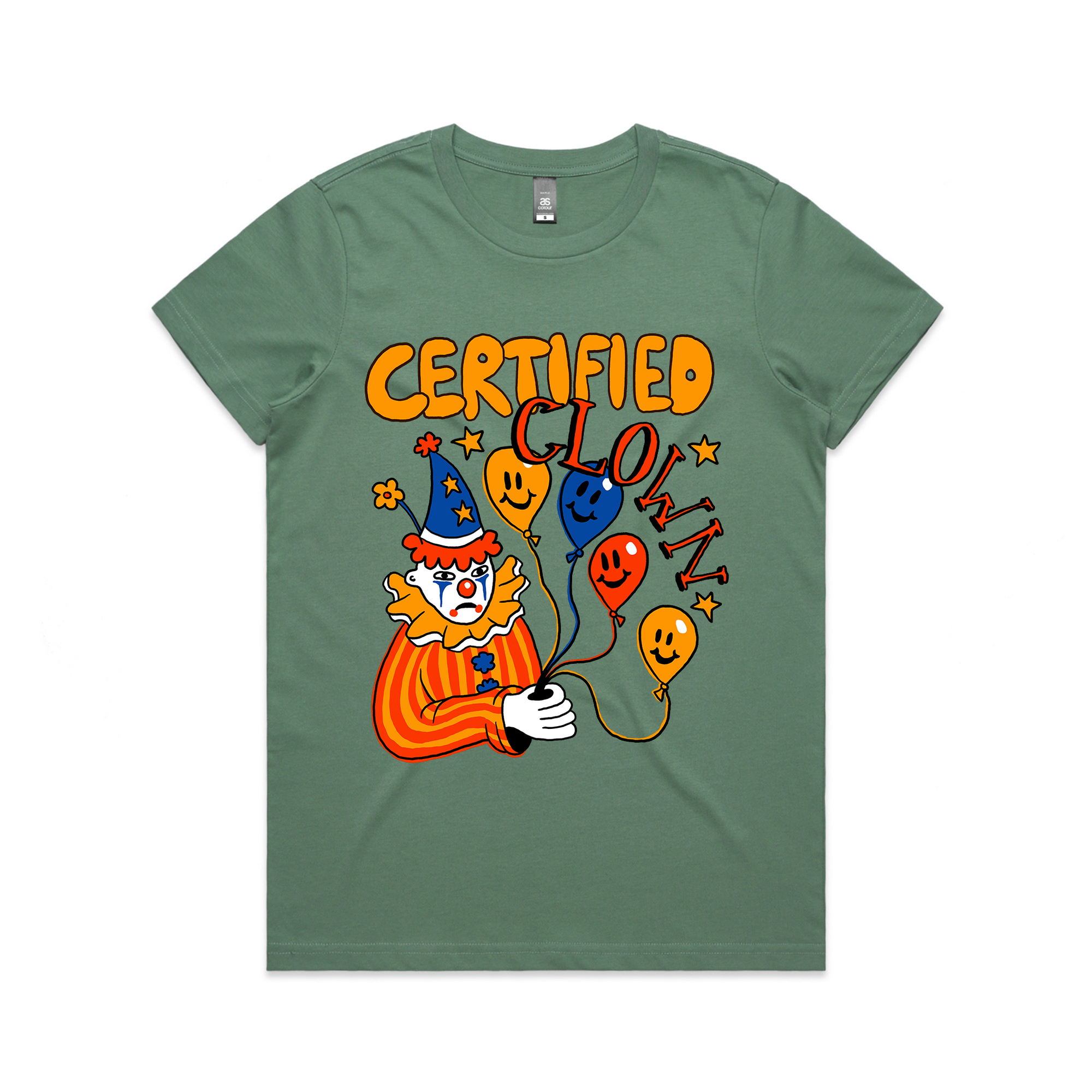 Buy Printed Certified Clown Tee Online | Shop at Lonely Kids Club