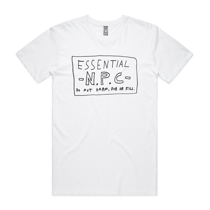 Essential NPC Tee Ethically Made T-Shirts, Hoodies, Jumpers & More!