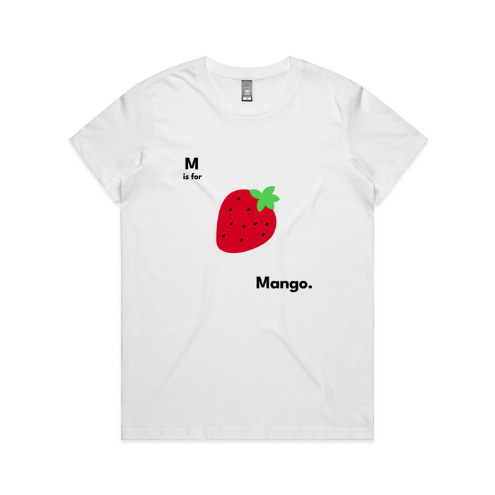 M Is For Mango Tee Ethically Made T-Shirts, Hoodies, Jumpers & More!