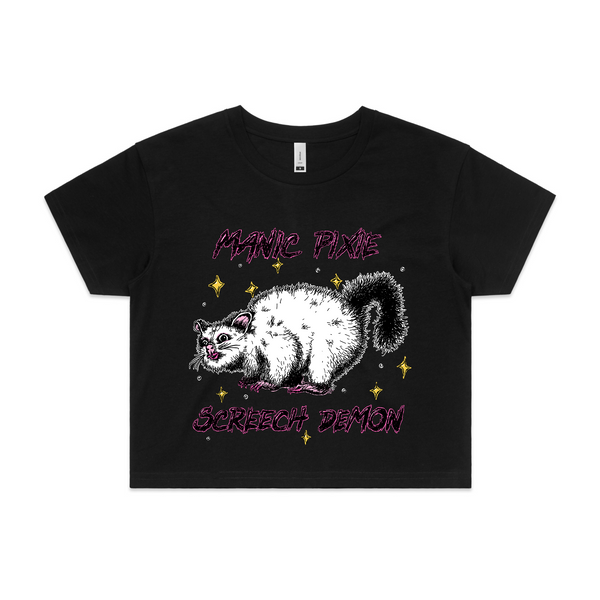 Buy Printed Manic Pixie Screech Demon Tee Online | Shop at Lonely Kids Club