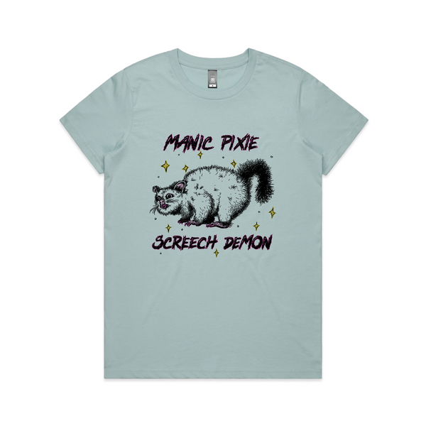 Buy Printed Manic Pixie Screech Demon Tee Online | Shop at Lonely Kids Club
