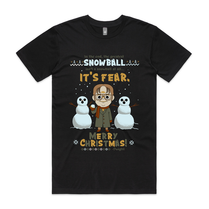 The Greatest Snowball Is Fear Tee Ethically Made T-Shirts, Hoodies ...
