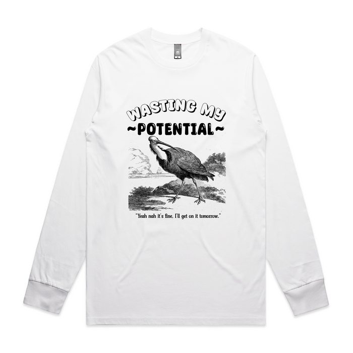 Wasting My Potential Tee Ethically Made T-Shirts, Hoodies, Jumpers & More!