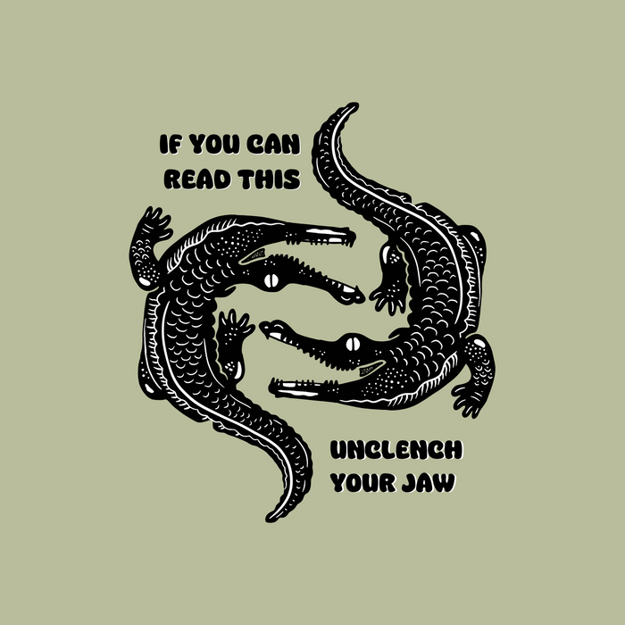 Unclench Your Jaw Tee Ethically Made T-Shirts, Hoodies, Jumpers & More!