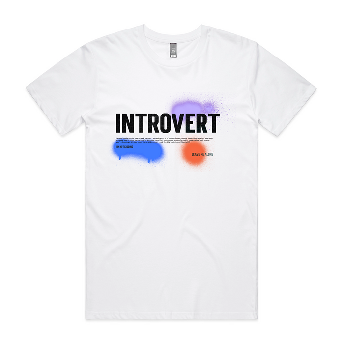 Introvert Tee Ethically Made T-Shirts, Hoodies, Jumpers & More!