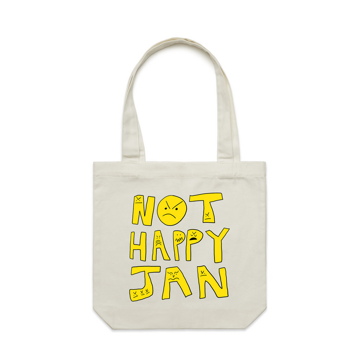 Not Happy Jan Tote Ethically Made T-Shirts, Hoodies, Jumpers & More!